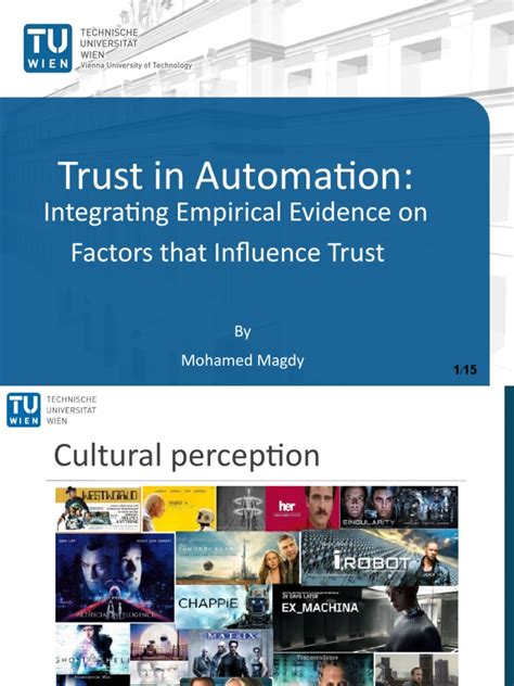 Trust In Automation Integrating Empirical Evidence On Factors That