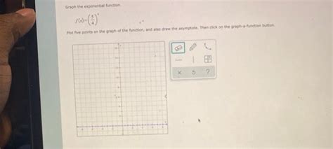 Solved Graph The Exponential Function Plot Five Points On Chegg