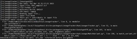 An Error When Running Genostr Model Issue Shuhua Group Y LineageTracker GitHub