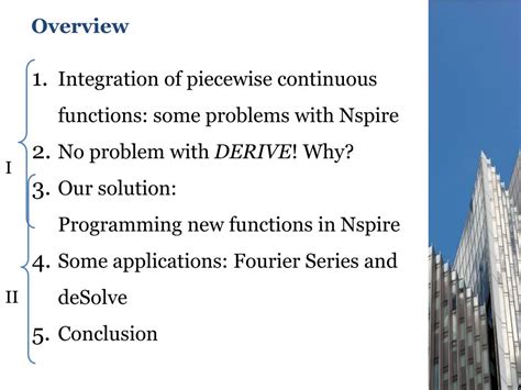 Ppt Integration Of Piecewise Continuous Functions Powerpoint Presentation Id1581482