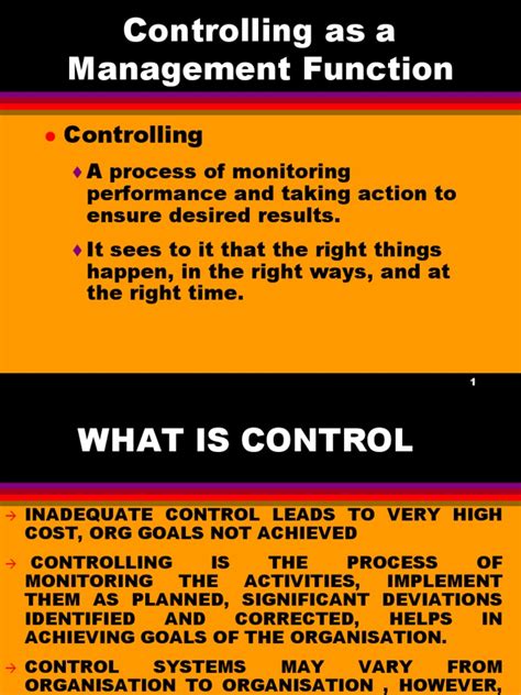 Controlling Function Of Management Performance Appraisal Goal