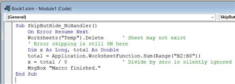 How To Use On Error Goto 0 In Excel Vba For Error Handling Excel Insider