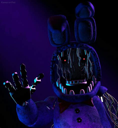 Fnaf Withered Bonnie Drawing