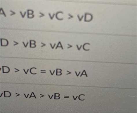 Solved A Vb Vc Vd D Vb Va Vc D Vc Vb Va D Va Vb Vc