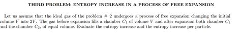 Solved Ii Second Problem Boltzmann Entropy According To