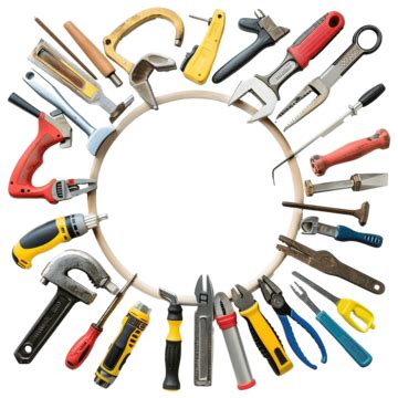 Construction And Repair Tools Circular Design Business Design Hand