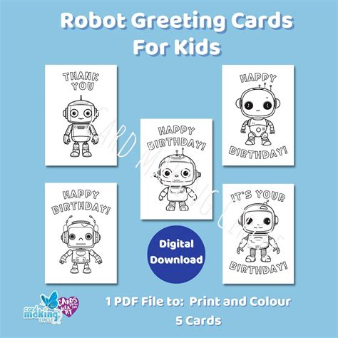Robot Greeting Cards