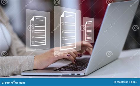 Online Documentation Database And Document Management System Concept