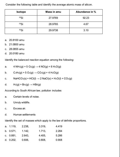 Solved Consider The Following Table And Identify The Average Chegg