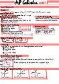 Summary AP Calculus BC Review Sheet Unit AP Calculus BC Stuvia US