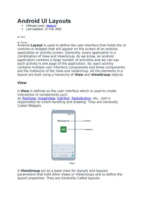 Android Ui Layouts Jabcxjakcs Android Ui Layouts Difficulty Level