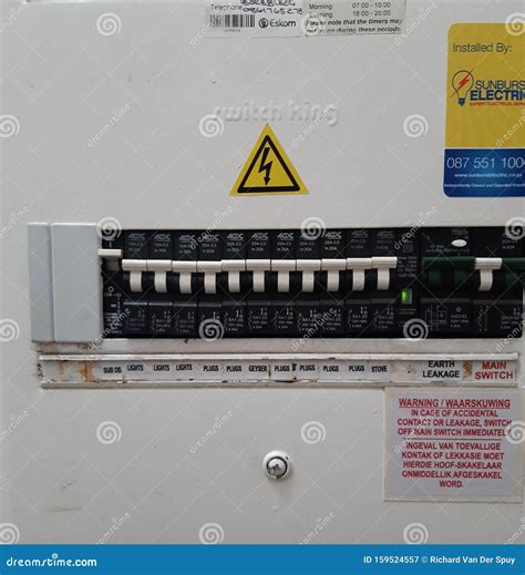Electrical Db Board In Residential Home Editorial Photography Image Of Mounted Essential
