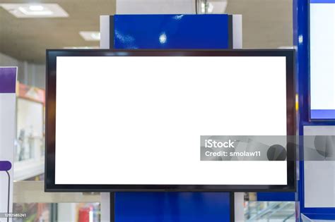 부스 컨퍼런스 홀에서 열린 이벤트 컨벤션 전시회에서 광고판 배너 디스플레이 프레젠테이션을 위한 Lcd 스마트 Tv 또는 간판을