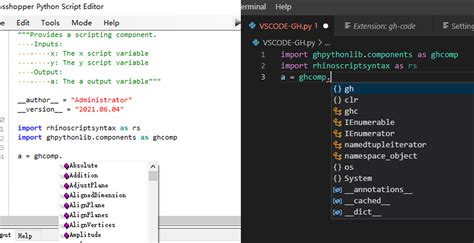Ghpython Vscode Autocomplete Grasshopper Mcneel Forum