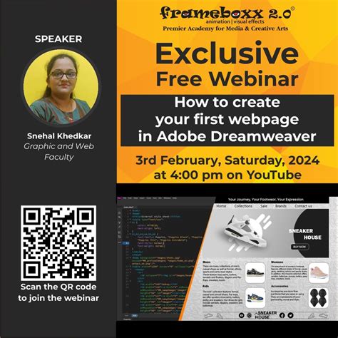 Webinar How To Create Your First Webpage In Adobe Dreamweaver If You Are A Beginner This