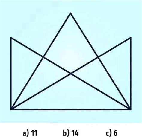 Triangle Count Iq Test Prove Your Sharpness By Identifying The Correct Number