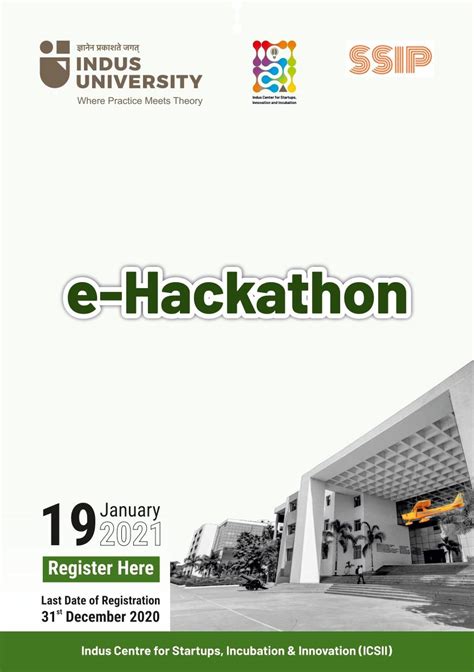 Dr Sweta Shah On Linkedin E Hackathon Organised By Indus University Last Date Of Registration