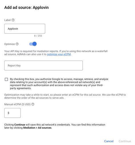 Integrate AppLovin With Mediation Unity Google Developers