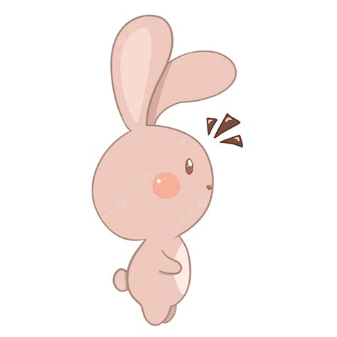 Gambar Lukisan Tepi Lukisan Ilustrasi Kartun Arnab Merah Jambu Arnab Arnab Sebelah Hello Png