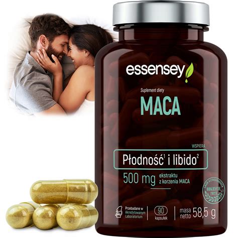 MACA NA LIBIDO POTENCJĘ SEX POŻĄDANIE MOCNY EKSTRAKT Z KORZENIA NA 90 NOCY Tabletki potencja
