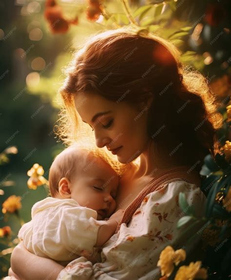 Мать среднего плана держит ребенка Бесплатно Фото