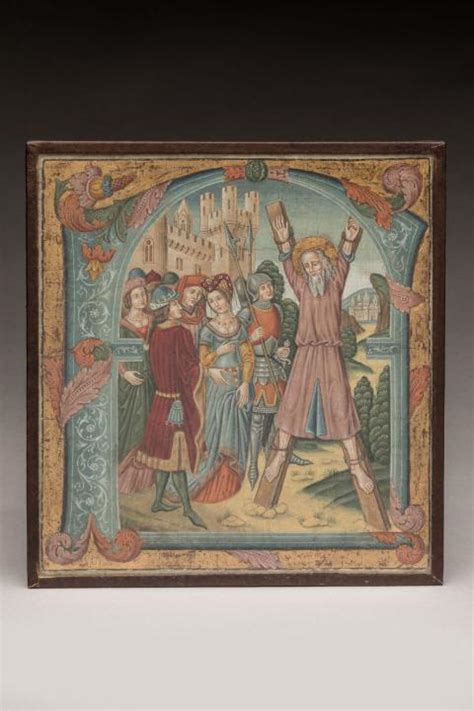 Paire De Lettrines Enluminées Par Le Faussaire Espagnol Cabinet Fligny