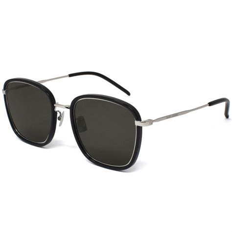 即日発送 サンローラン メンズandレディース サングラスsaint Laurent スクエア型 メタルフレーム アジアンフィット サングラス