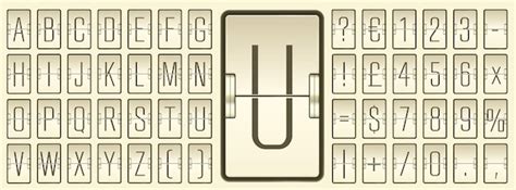 목적지 및 시간표 벡터 그림을 표시하는 베이지색 터미널 스코어보드 좁은 글꼴 프리미엄 벡터