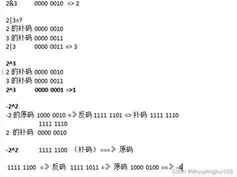 Go学习笔记第四章运算符 7位运算符原码反码补码go 补码 Csdn博客
