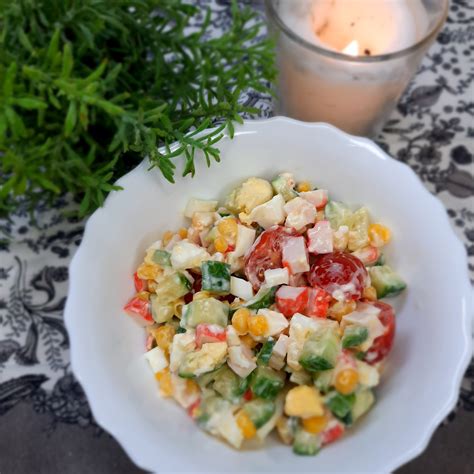 Салат с крабовыми палочками и ананасами рецепт с фото пошаговый от ДЮША НА КУХНЕ Овкусе ру