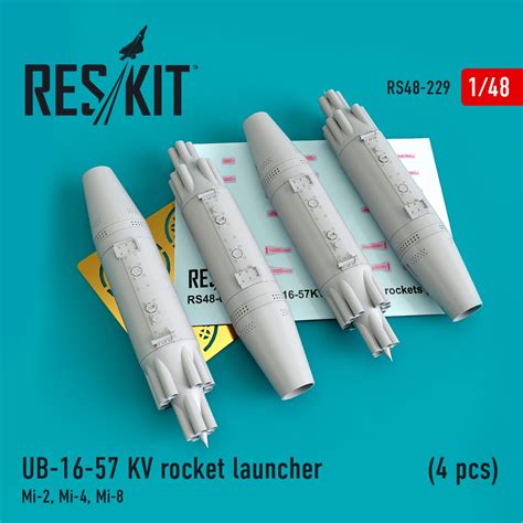 Ub 16 57 Kv Rocket Launcher 4 Pcs Mi 2 Mi 4 Mi 8