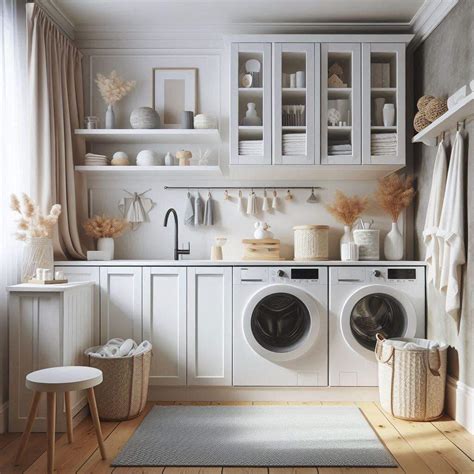 White Cabinets For Laundry Rooms 7 Storage Hacks