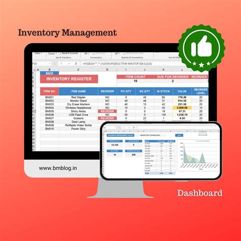 Excel Template For Inventory Management 7 In 1 Stock Control