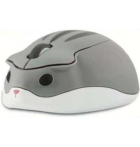 무선 마우스 블루투스 마우스 귀여운 햄스터 모양 카와이 재미있는 휴대용 인체 공학적 무소음 경량 조용한 무선 티몬