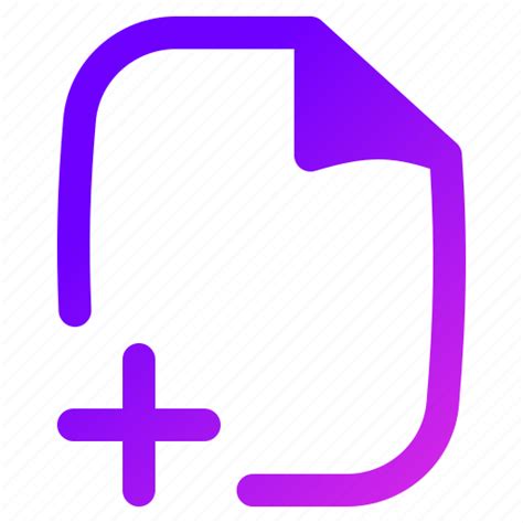 Add File Plus Page Document Icon Download On Iconfinder