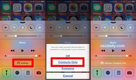 Set Airdrop In Ios To Be Discoverable By Contacts Only For Added Privacy