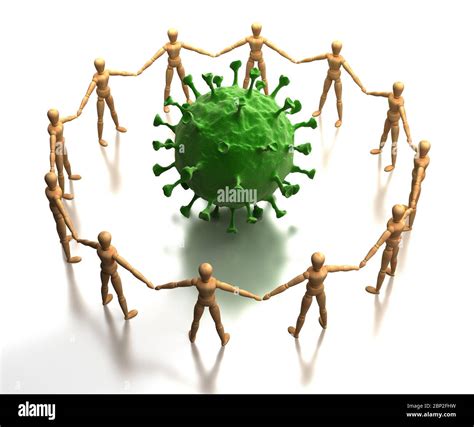 Checking The Virus Isolated On White Background Stock Photo Alamy