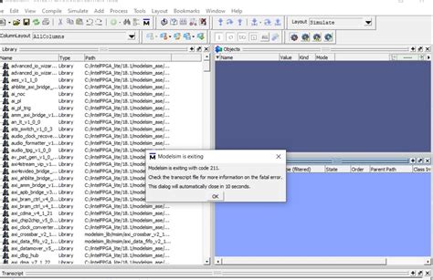Modelsim Crashes With Xilinx Vivado 20201 Intel Community