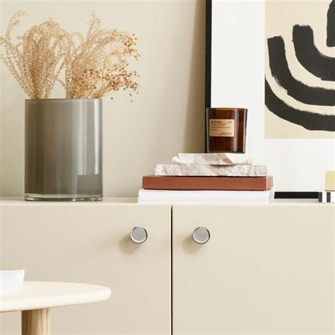 Clas 30Ø Shiny Brass Knobs In Aluminium