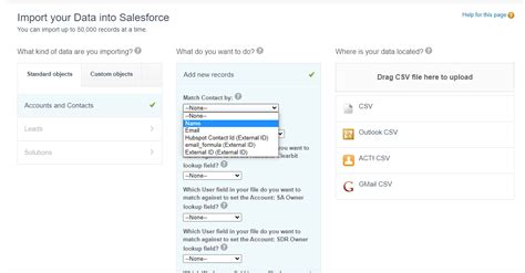 How To Setup Salesforce Data Import Wizard Hightouch