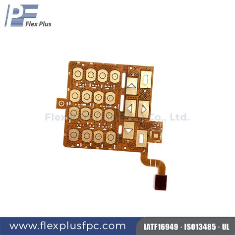 Multi Layer Flexible Printed Circuit Board For Keypad Manufactured By Professional Flex Plus Fpc