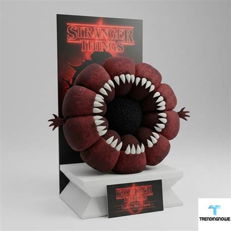 Stranger Things Season 5 Demogorgon Plush Pillow 2025 Trendingnowe