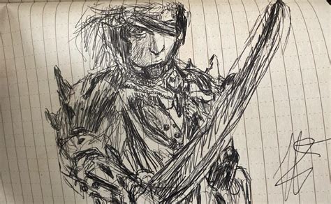 Quick Sketch I Did Of Raiden From Mgr R Sketch