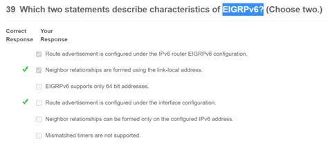 Chapters 1 5 Routing And EIGRP Exam Answers CCNPv8 ENARSI