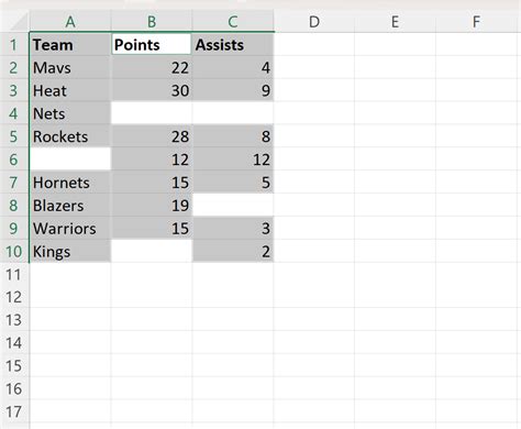 Vba How To Select All Cells With Data