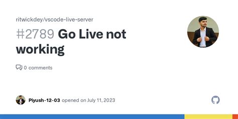 Go Live Not Working · Issue 2789 · Ritwickdey Vscode Live Server · Github