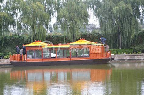 北京颐和园12米画舫船 单层画舫船 兴化市广泰木船厂