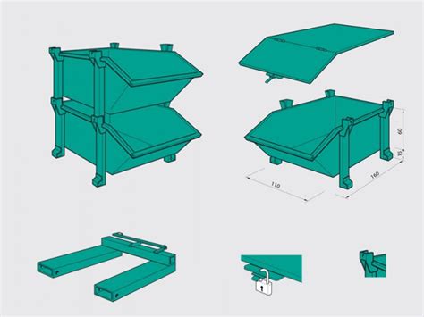 Stackable And Lockable Containers