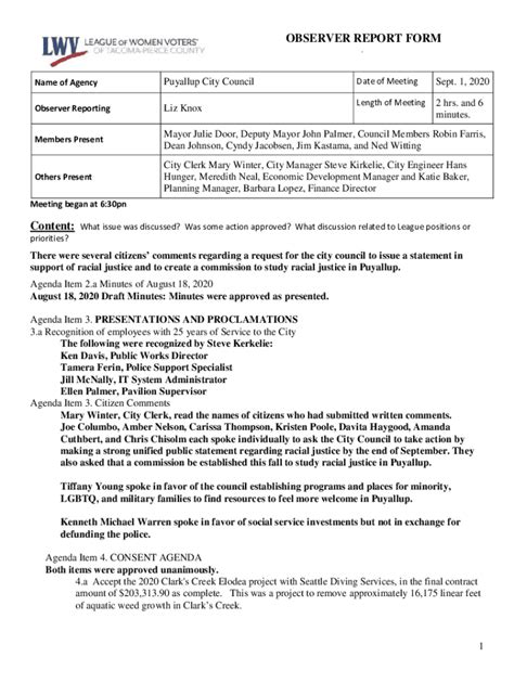 Fillable Online OBSERVER REPORT FORM Fax Email Print PdfFiller