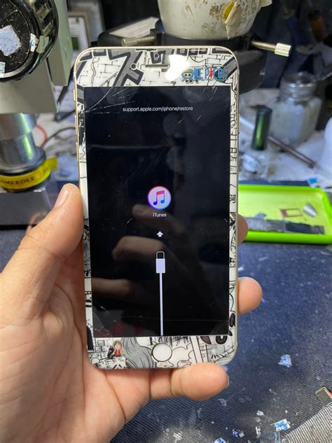 📱apple Iphone6plus เครื่องค้างหน้า Itune 🛠 ซ่อมบอร์ด หน่วยความจำเสีย ใช้งานเครื่องได้ตามปกติ มี